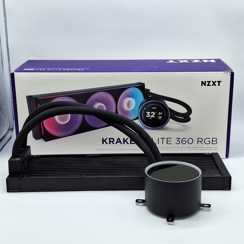 NZXT Kraken Elite 360 RGB 2024 - AIO CPU Liquid Cooler - 360mm Radiator ...