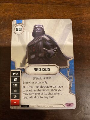 Force choke #13 Star Wars Destiny Awakenings Legendary w/ Die | eBay