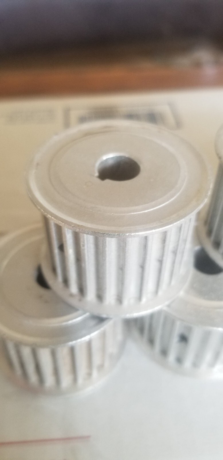 8,Timing Gear Belt Pulley 3/8 bore 1-1/2 out side diameter 25 teeth 1/8 ...