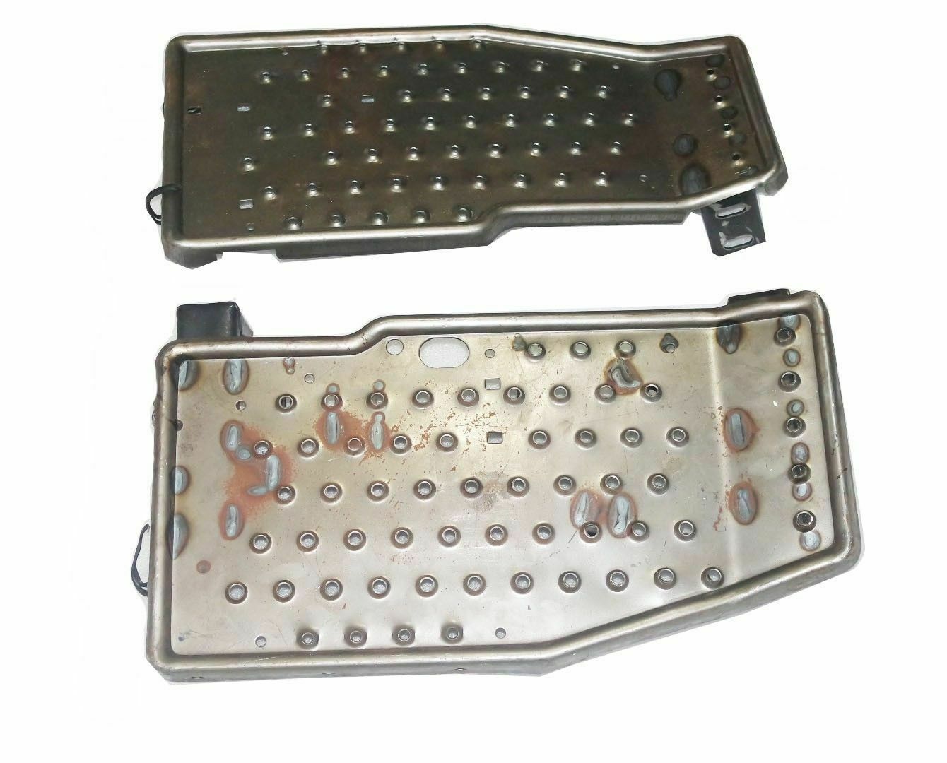 Left & Right Foot Step Plate Set Bare Metal For Ford 3600 Tractors ECs ...