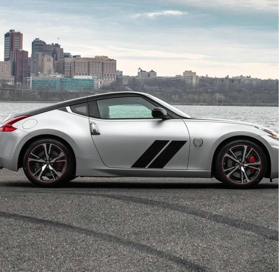 2 PCS Graphic Side Door Car Sticker For Nissan 370Z Nismo Vinyl Stripe ...