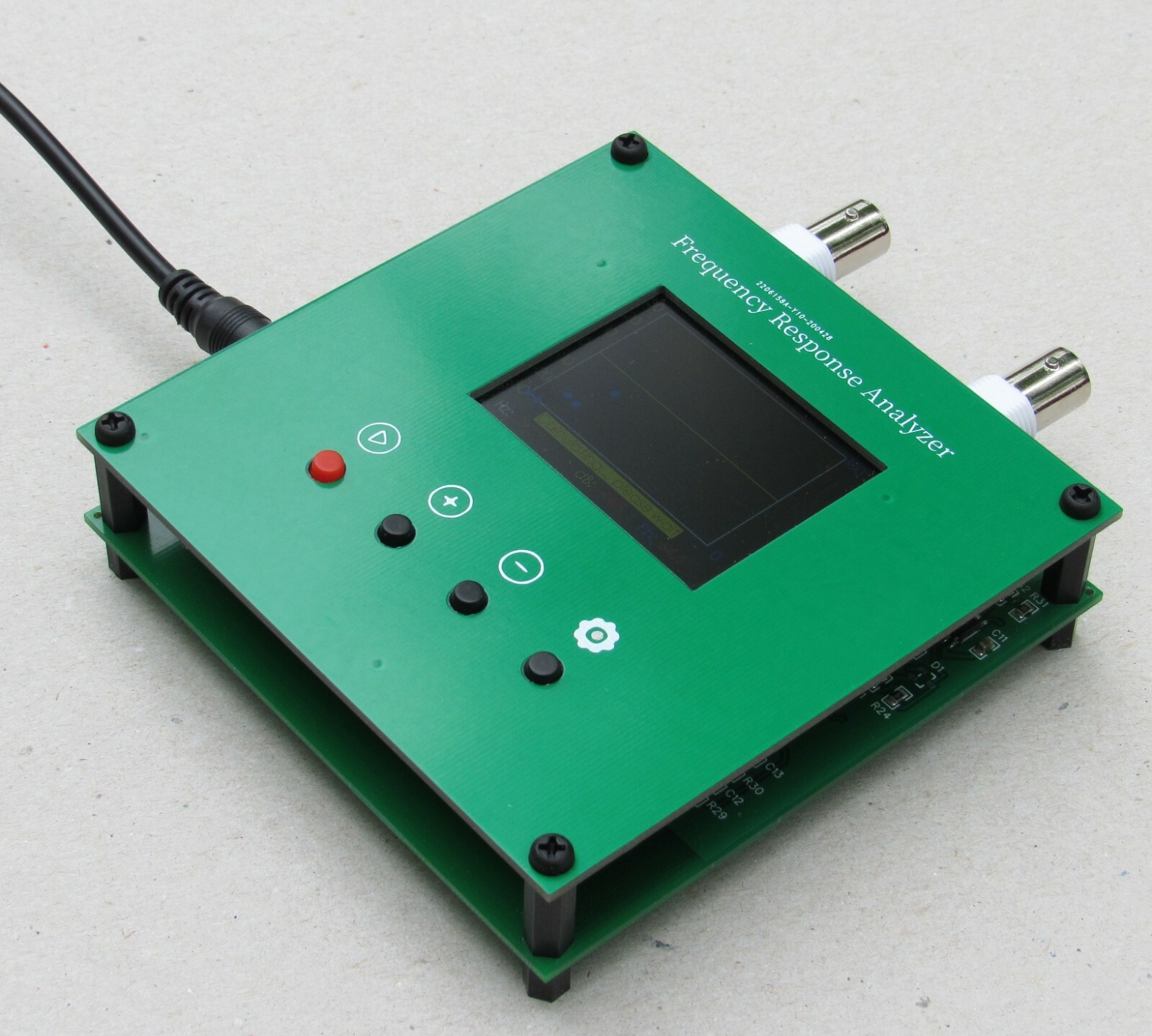 Frequency Response Analyzer (FRA) measuring Magnitude Phase, display ...