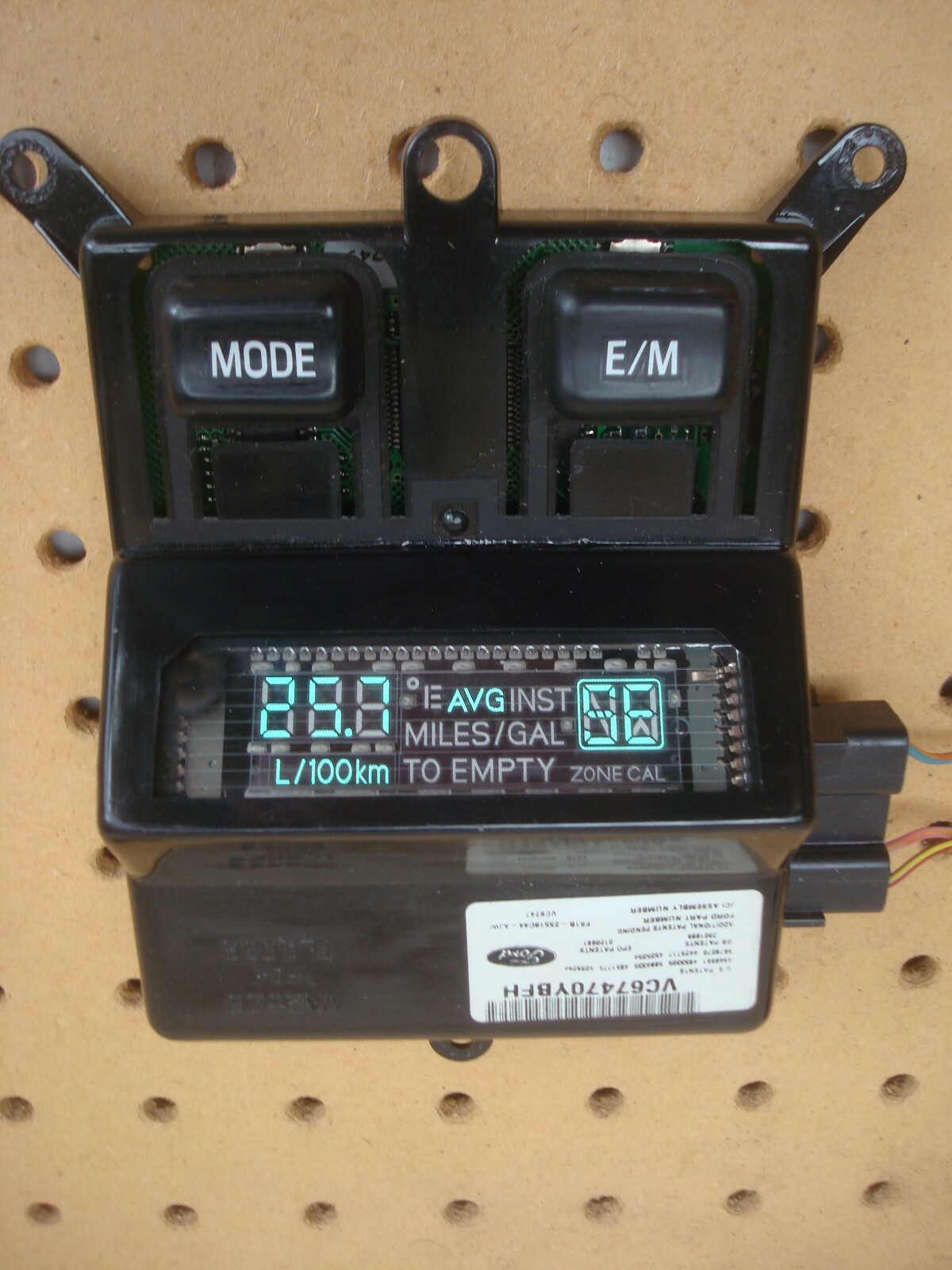 OEM 99-04 Super Duty Ford F250, 350 Overhead Console`s /Message Center ...