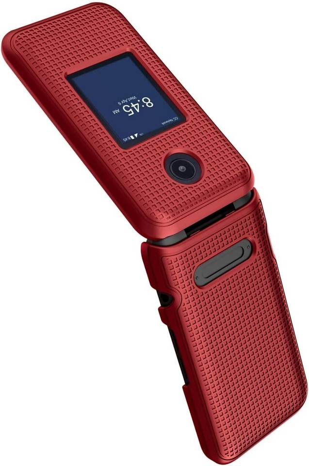 Case for Consumer Cellular Verve Snap Flip Phone RED Z2336CC, NEW | eBay