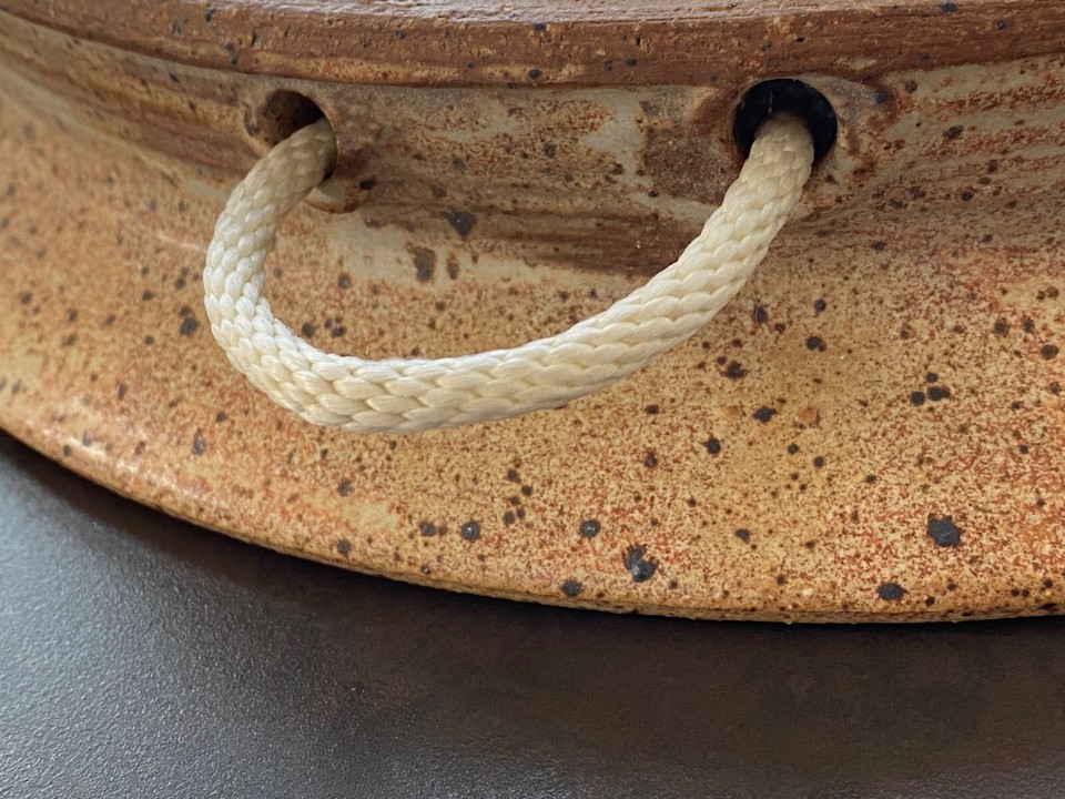 MIRROR Handmade 14" Round Wheel Thrown Ceramic Frame E. Brown Studio ...