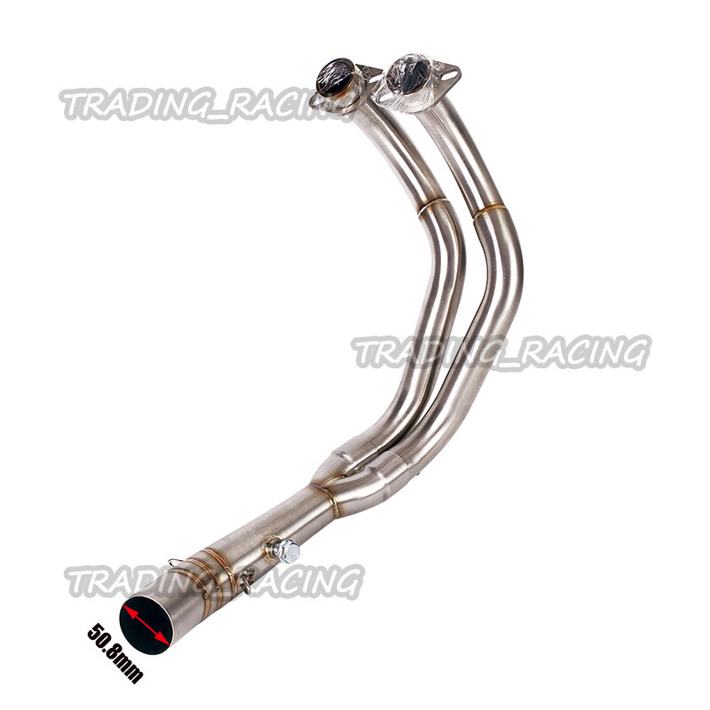 For Yamaha YZF R7 MT07 FZ07 Motorcycle Exhaust Front Link Pipe 51mm ...
