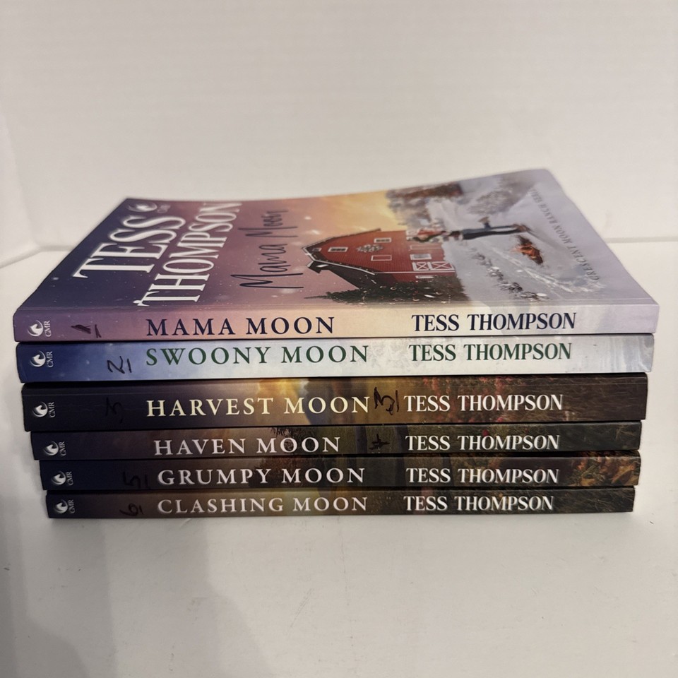 TESS THOMPSON - Crescent Moon Ranch Series Paperback Books Romance READ ...