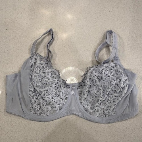 Wacoal Lace Essential Full Cup Bra Size 40DD WE136001 Lace Unlined ...