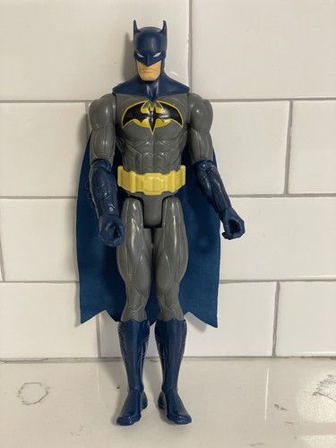 Batman TM & DC Comics 11.5" Action Figure Blue Cape Mattel Vintage | eBay