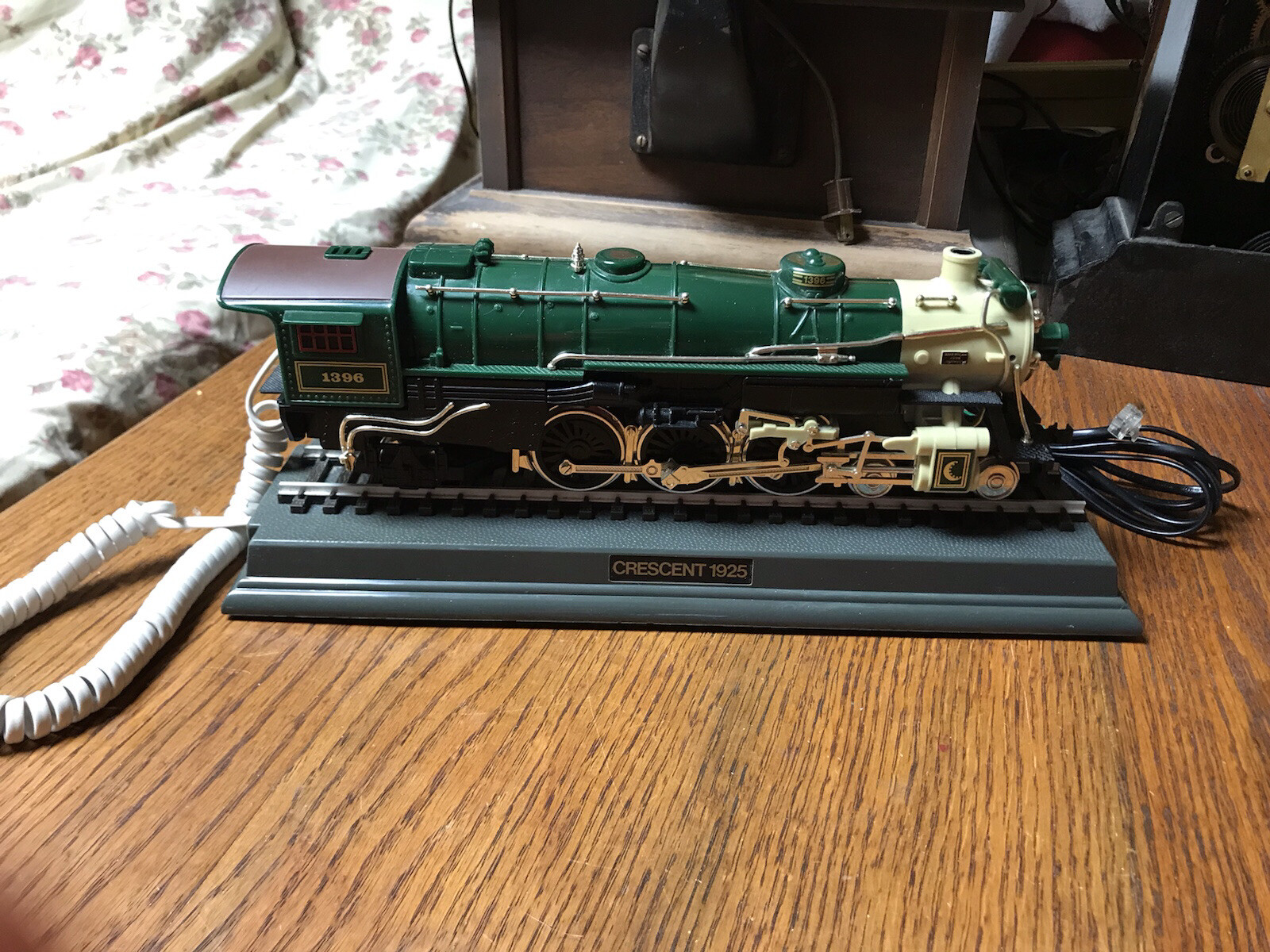 Vintage Crescent 1925 Locomotive Train Novelty Phone Telephone-TESTED ...
