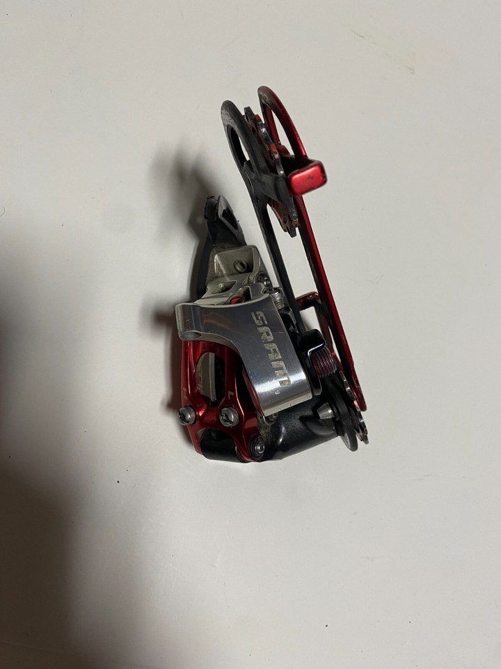 SRAM X0 Rear Derailleur, 9 Speed, Blackbox Carbon, Long Cage, XO, Red ...