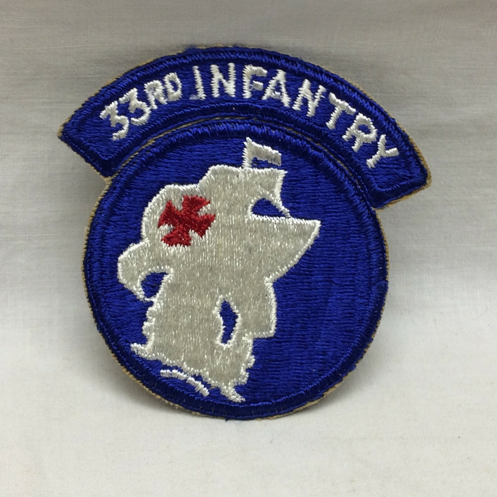 Military Patch Badge 33rd Infantry Regimental Combat Team w/ arc Tab | eBay