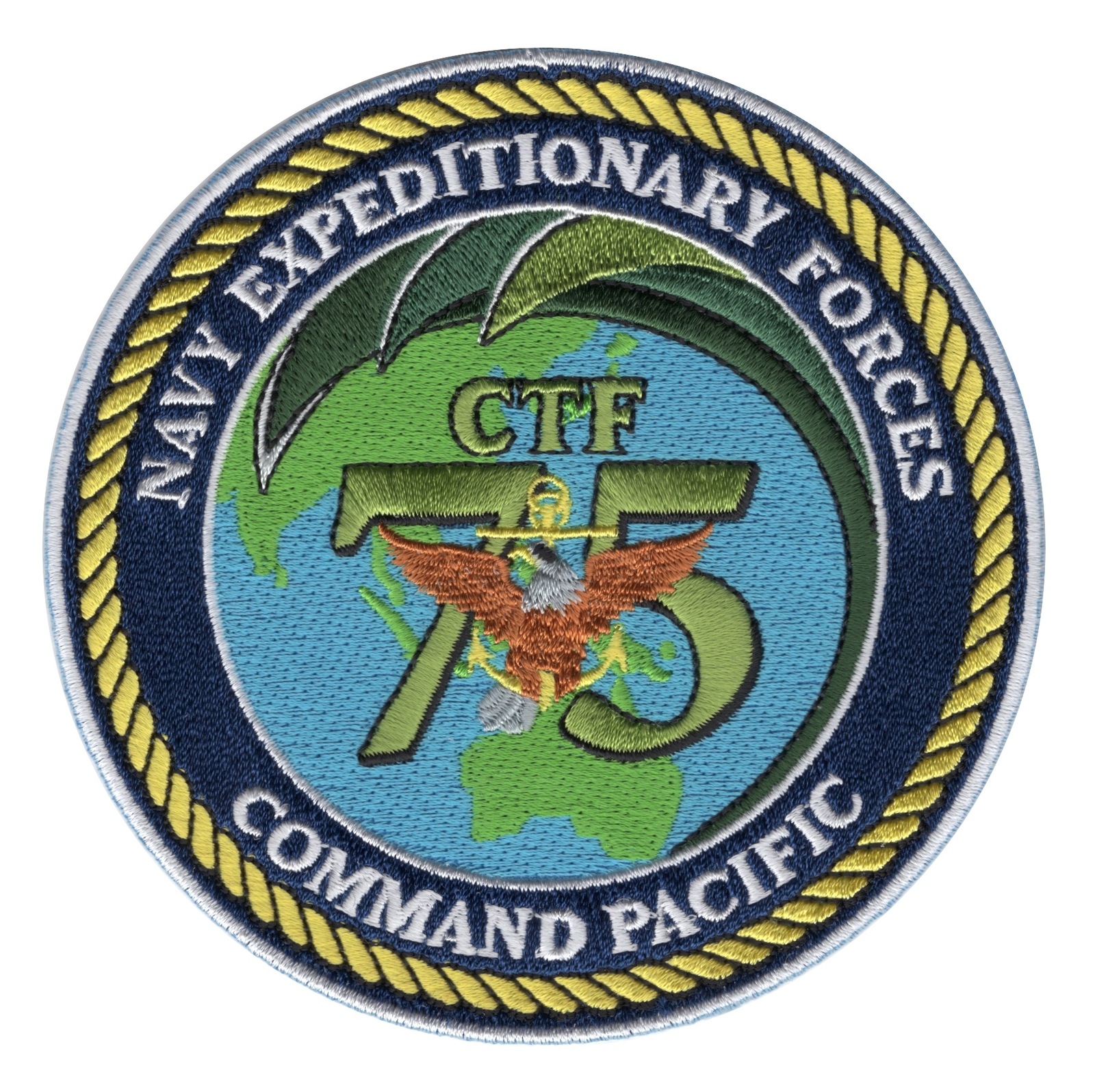 Commander Task Force CTF 75 - NEFCPAC Patch | eBay