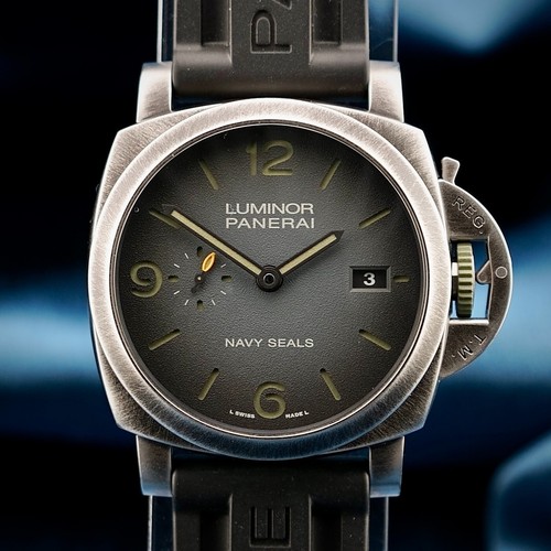 Panerai Luminor Marina Navy SEALS 44mm, PAM01412, Full Set, 4 Straps ...