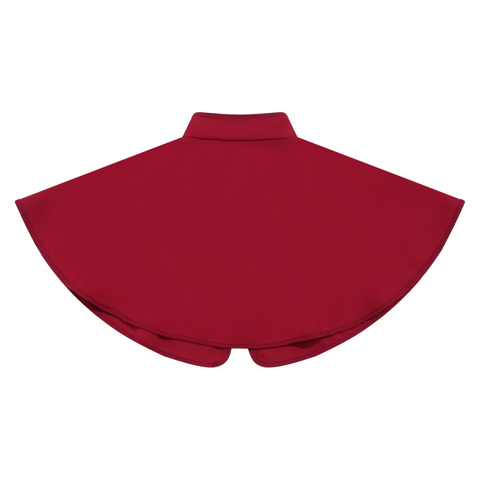 Kids Girls Elegant Shawl Wraps Bolero Top Mock Collar Cap Party Dress ...