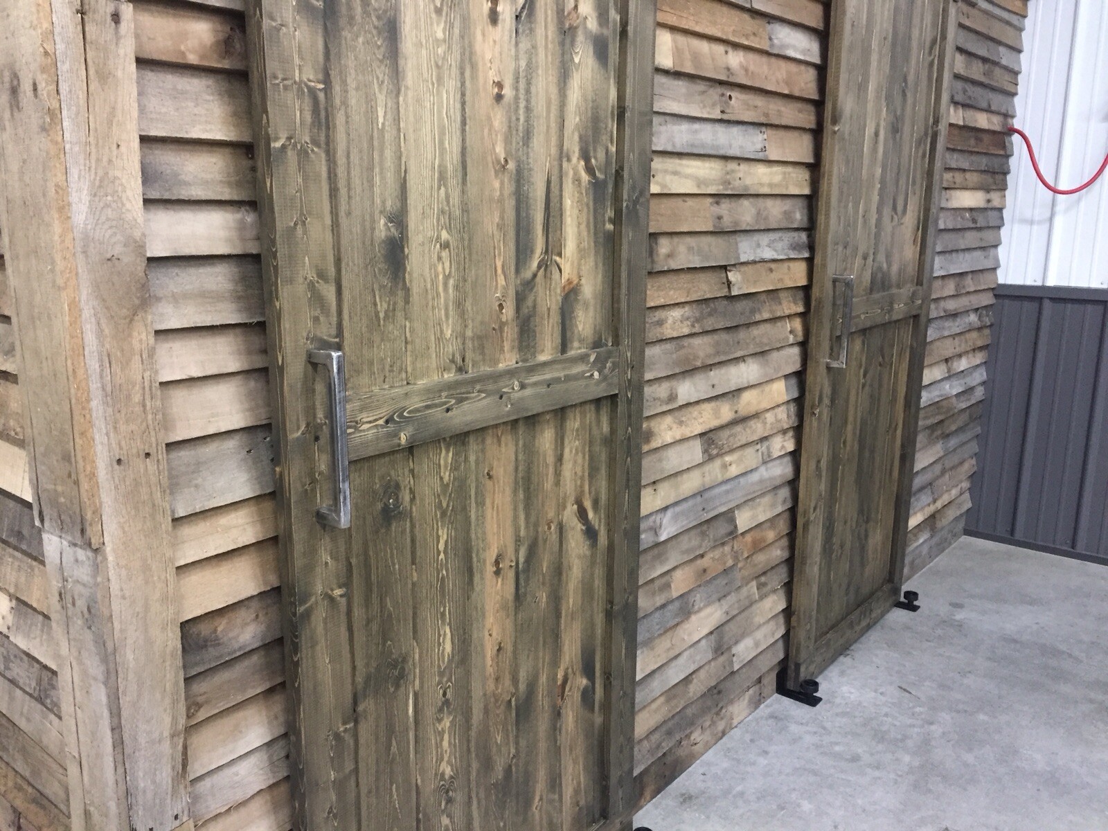 Industrial Fabricated Square Steel Tubing Barn Door Handle Drawer Pull ...