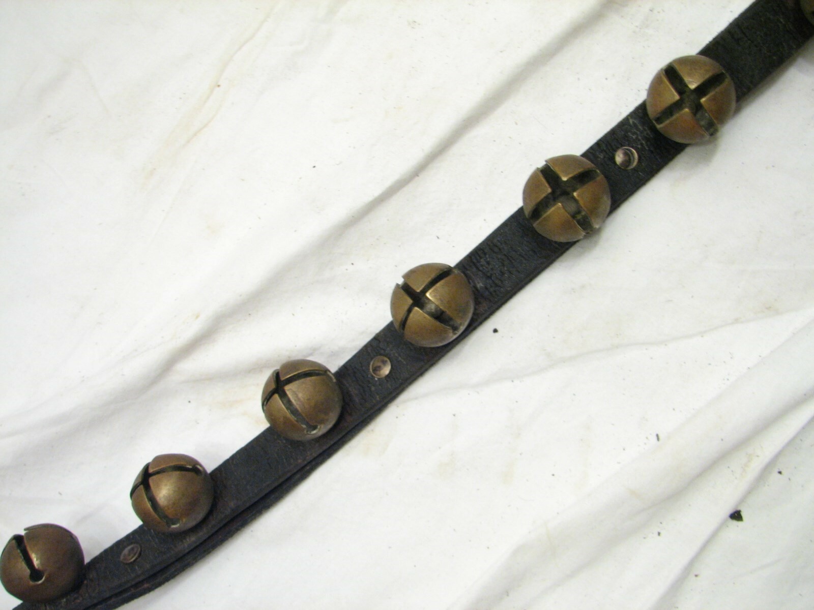 Set Brass Sleigh Neck Bells Horse Musical Equestrian Double Throat | eBay