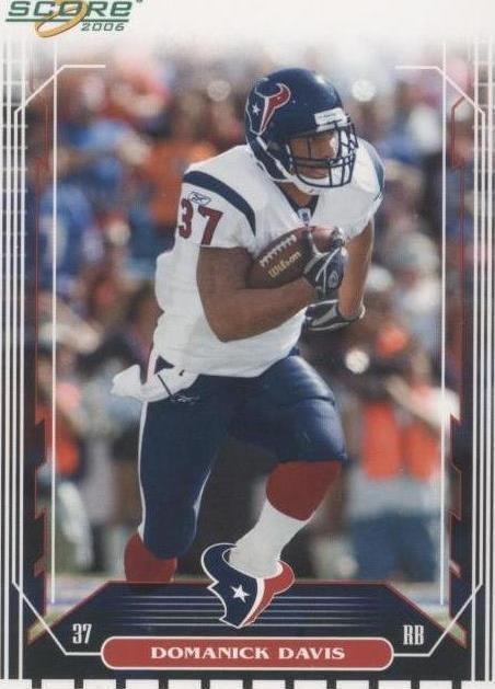 2006 Score - Domanick Davis #104 for sale online | eBay