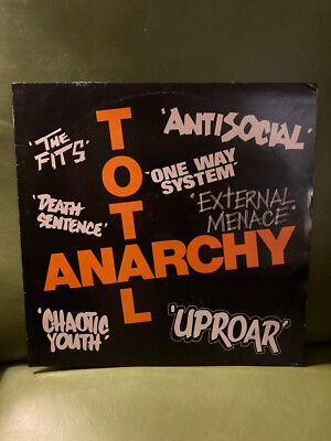 Various Artists- Total Anarchy - Punk Compilation LP Vinyl UK Pressing 1982 VG+ | eBay
