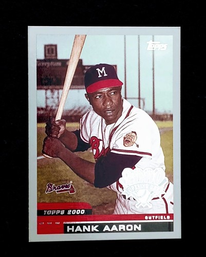 2000 TOPPS HANK AARON OPENING DAY BASEBALL CARD #22 | eBay