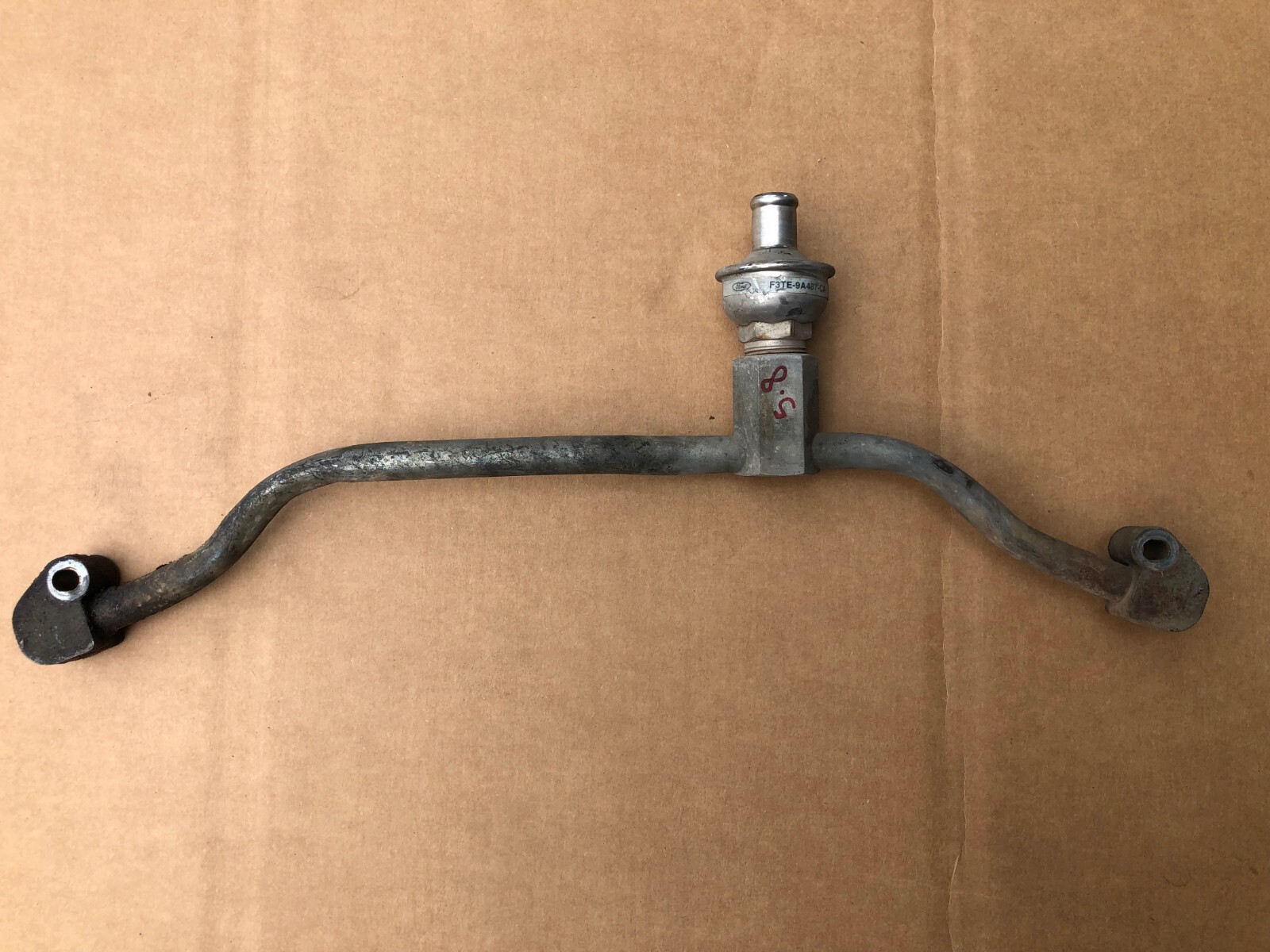 92-96 Ford Truck F150 351w 5.8 EGR cylinder head smog crossover tube ...