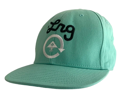 LRG Lifted Research Group Embroidered Logo SnapBack Hat Cap Mint Green ...