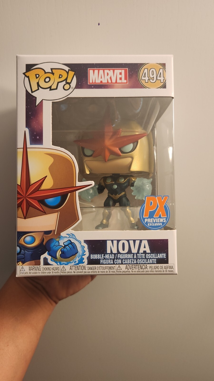 Funko Pop! Marvel - Nova (Metallic) Vinyl Figure 889698401715 | eBay