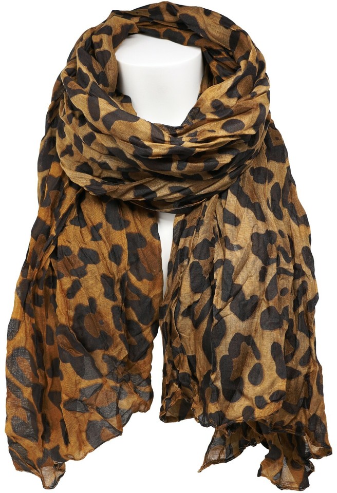 Classic Leopard Print Scarf Full Body Look Crinkle Scarf | eBay
