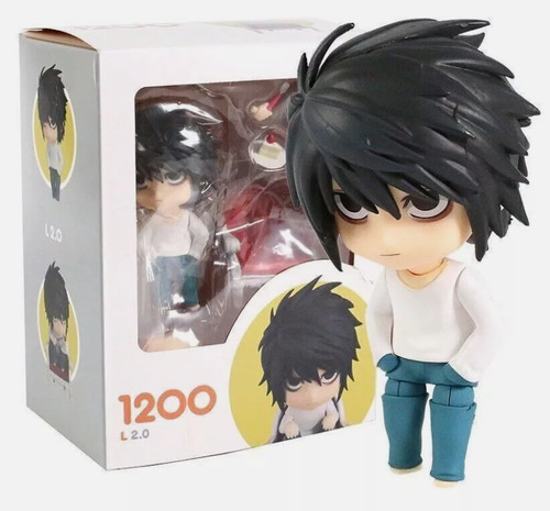 NEW 10CM Death Note Nendoroid L 2.0 1200 Lawliet PVC Anime NO Box ...