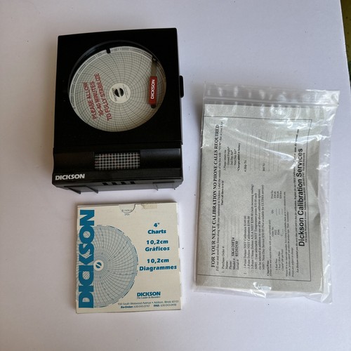 DICKSON Chart Recorder SK4120F7 Circular 4" Temperature 24 / 7 Days w ...