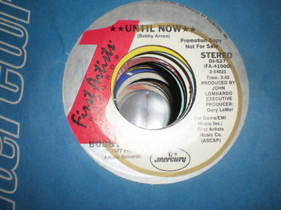 Bobby Arvon 45 Until Now FIRST ARTISTS PROMO | eBay