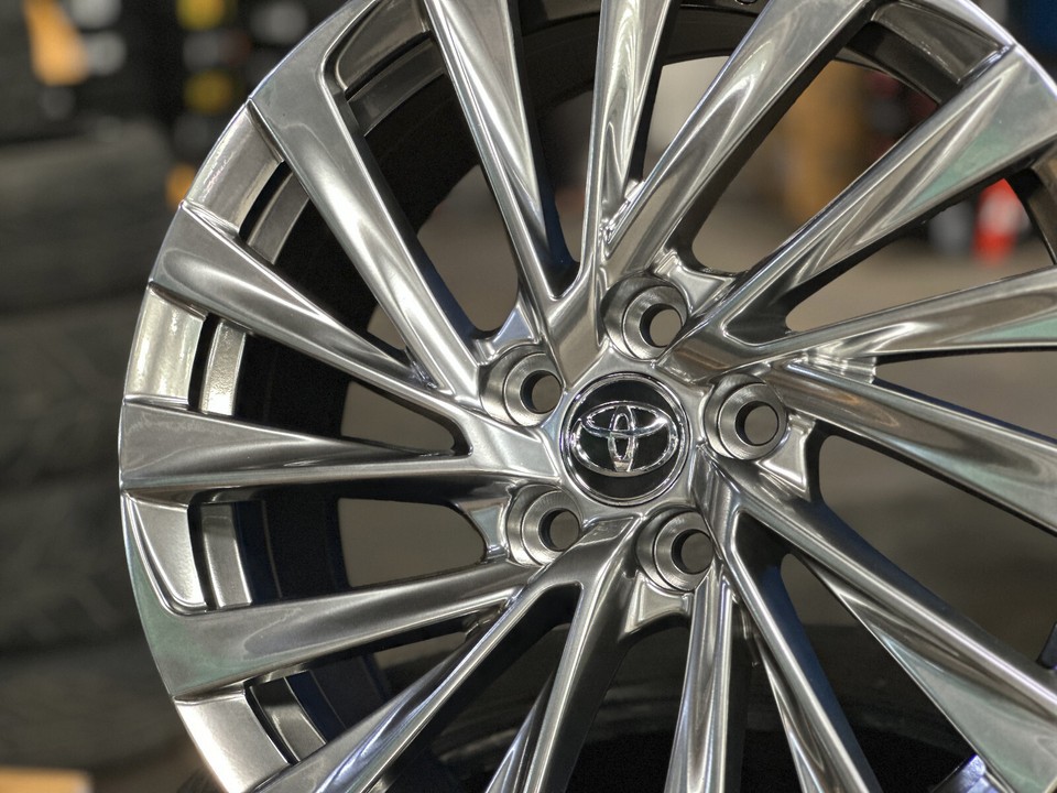 New 18x8J TOYOTA LEXUS Design Wheel Hyper Black (4 Wheel) 5x114.3 Camry ...