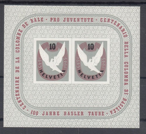 1945 Basler Taube Mi Block 12 ** Luxus! | eBay.de