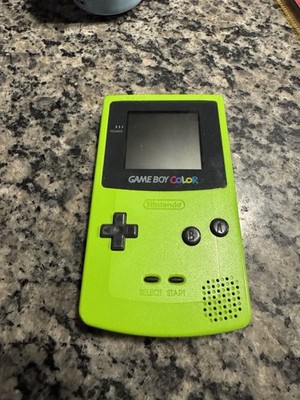 Nintendo Game Boy Color Kiwi Green Handheld Console System *Needs Work ...
