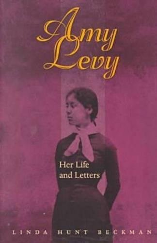 Amy Levy: Her Life & Letters By Linda Hunt Beckman 9780821413302| eBay