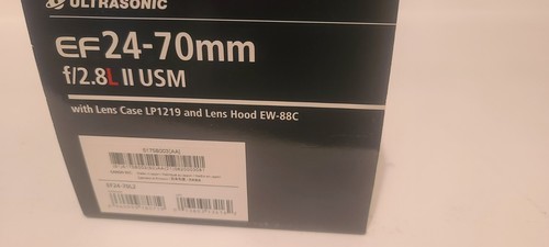 Canon EF 24-70mm f/2.8L II USM 5175BOO3 LENS CASE LP1219&Lens Hood EW ...