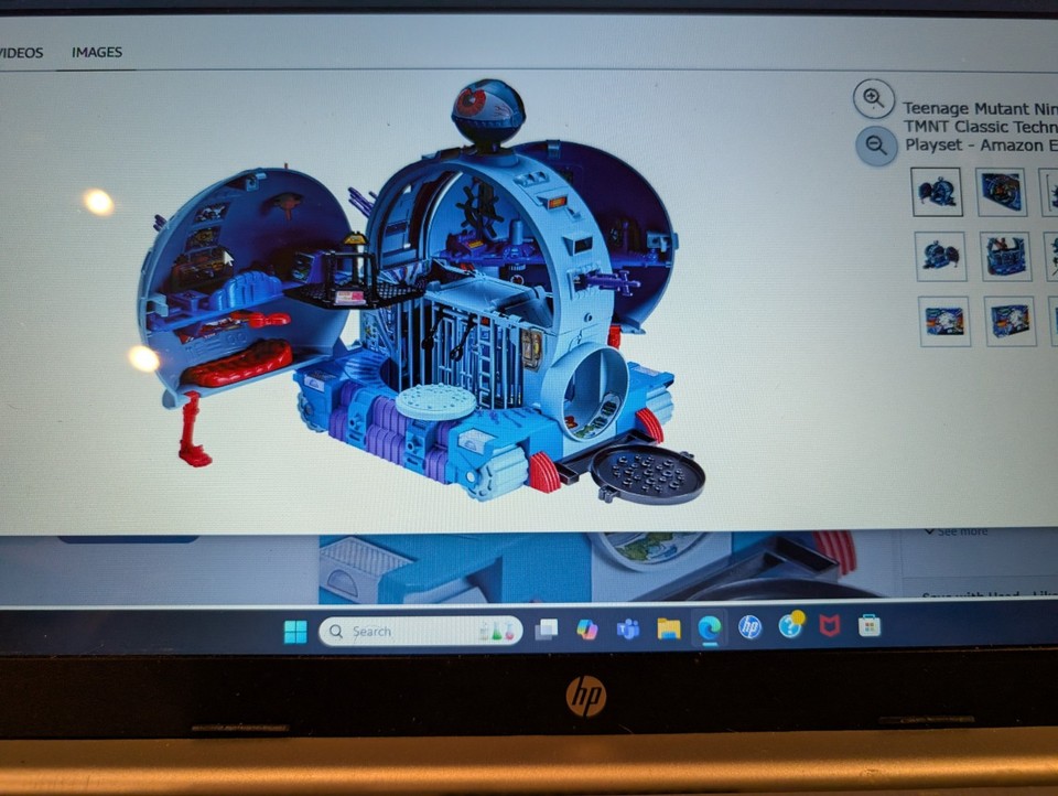 Playmates TMNT Teenage Mutant Ninja Turtles Classic Reissue Technodrome ...