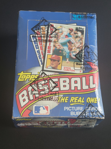 1984 Topps Baseball Unopened Wax Box BBCE Authenticated 36 Packs ...