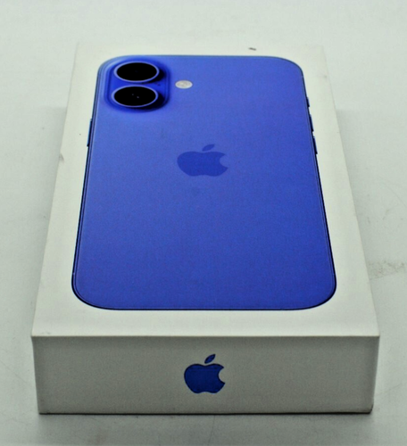 *BRAND NEW IN BOX* Apple iPhone 16 - 128 GB - Ultramarine (Unlocked ...