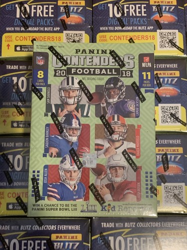 2018 Fanatics Exclusive Contenders NFL Sealed Box Ruby Josh Allen Lamar ...