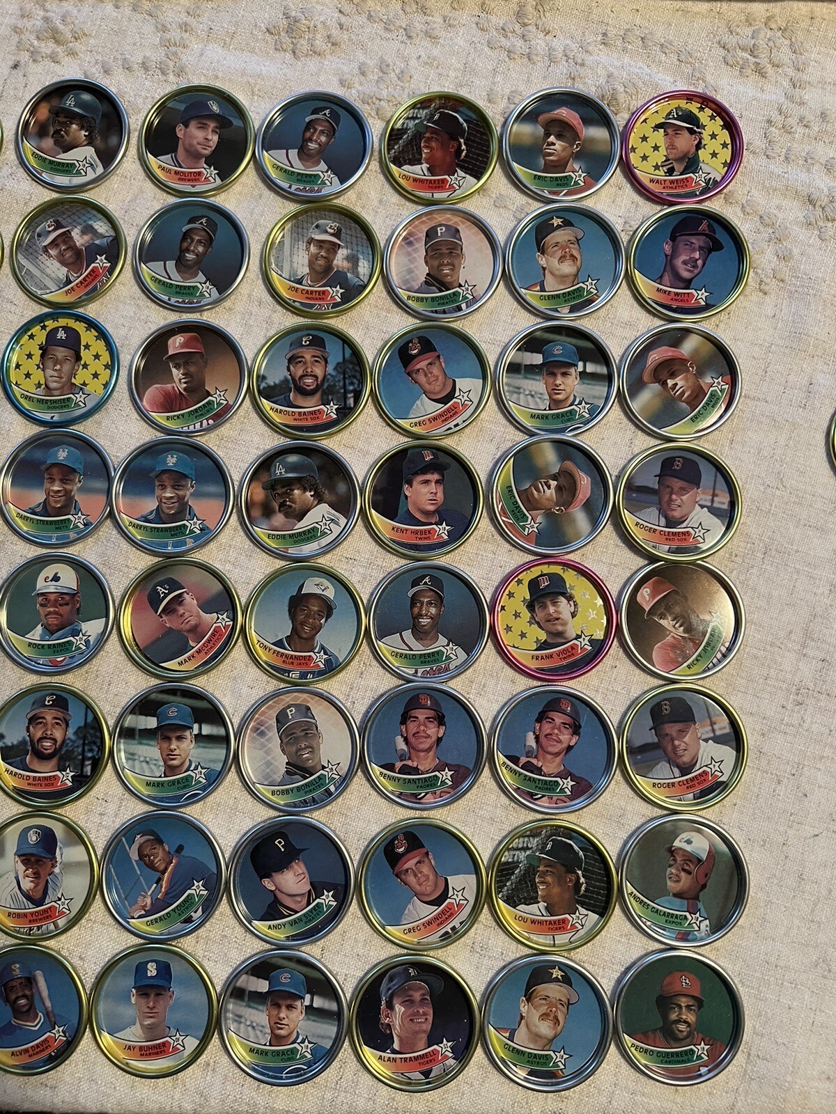 Lot of 255: 1988 1989 1990 Topps Baseball Coins Assorted + HOF Ripken ...