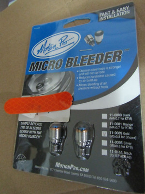 Motion Pro 110089 Micro Bleeder for SHOWA Forks M5x0.8 Late Model ...