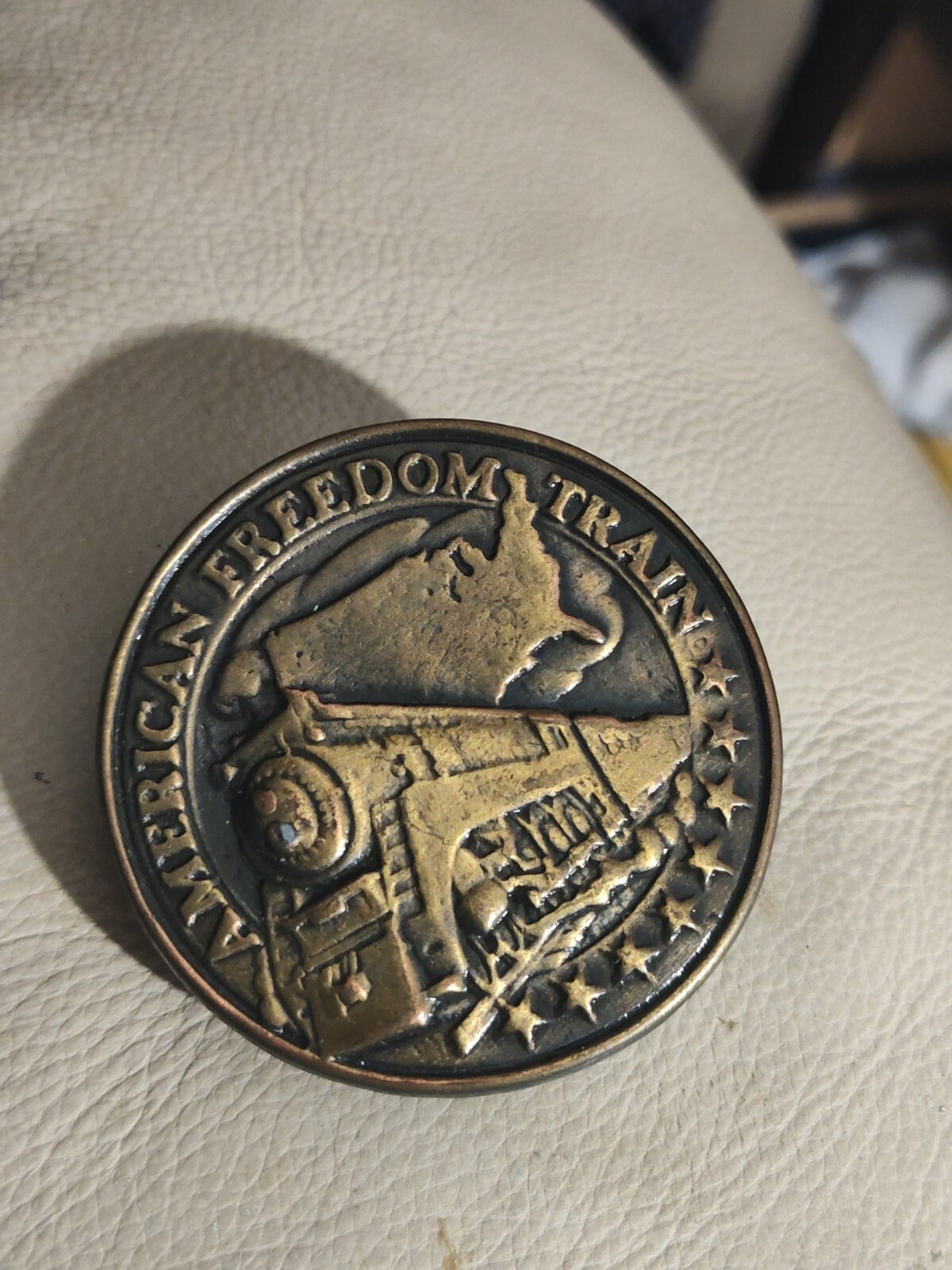 1976 American Freedom Train AFT Locomotive Solid Bras… - Gem