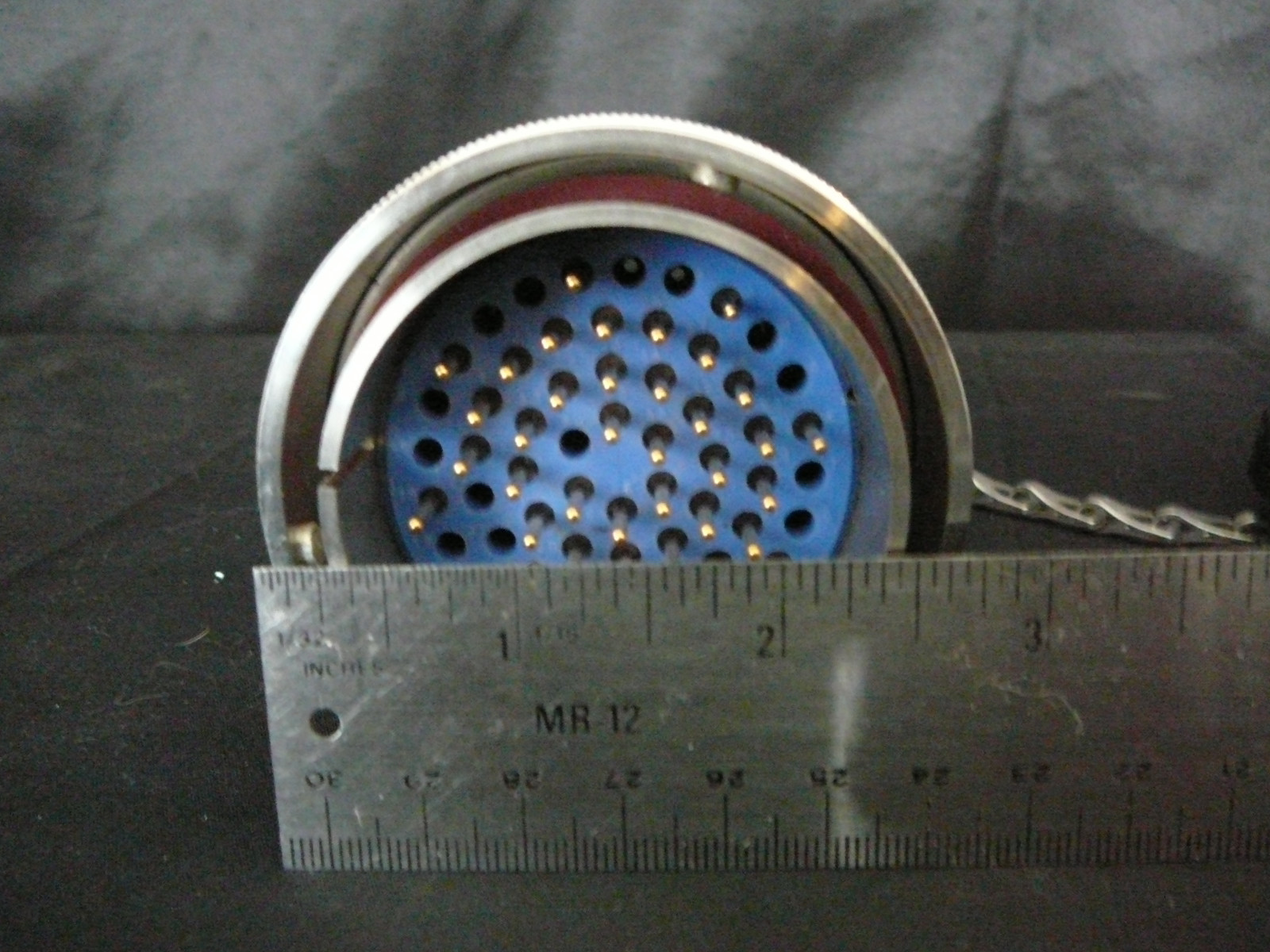 60 PIN VEAM CONNECTOR w GOLD PLATED PINS CIR06WN-40-60PW-13 (10) SEE ...