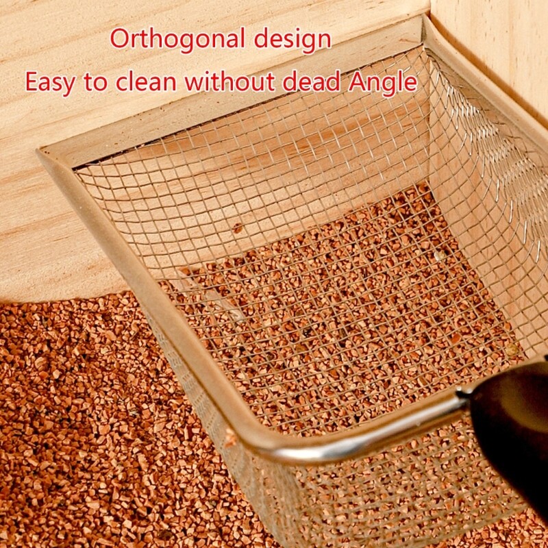 Stainless Steel Litter Sifter Reptile Scooper Sand Shovel Cleaner for ...