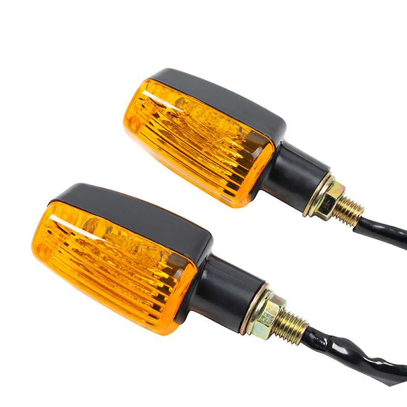 1 Pair Turn Signal Indicator Light For Harley Cafe Racer Scooter Go ...