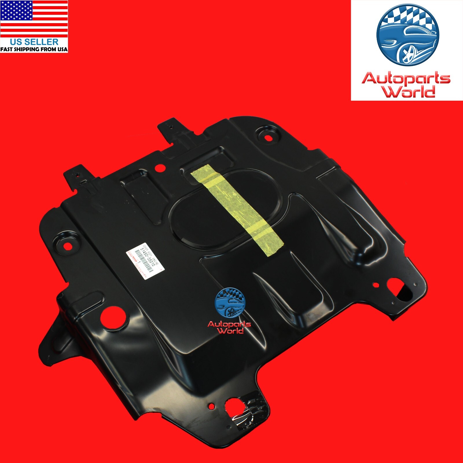 GENUINE TOYOTA 03-09 4RUNNER GX470 FJ REAR ENGINE UNDER SPLASH COVER ...