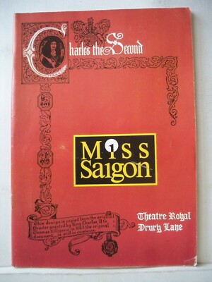 MISS SAIGON Playbill JUNIX INOCIAN / JENINE DESIDERIO / JEROME PRADON ...