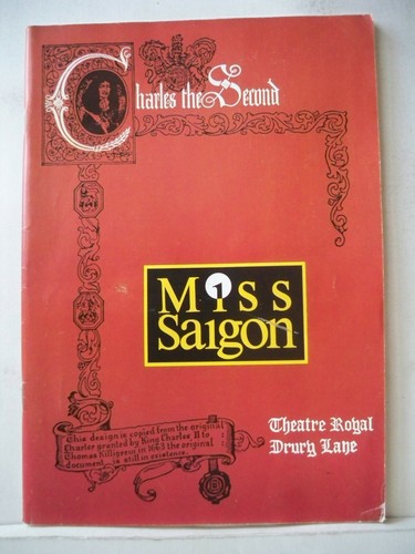 MISS SAIGON Playbill JUNIX INOCIAN / JENINE DESIDERIO / JEROME PRADON ...