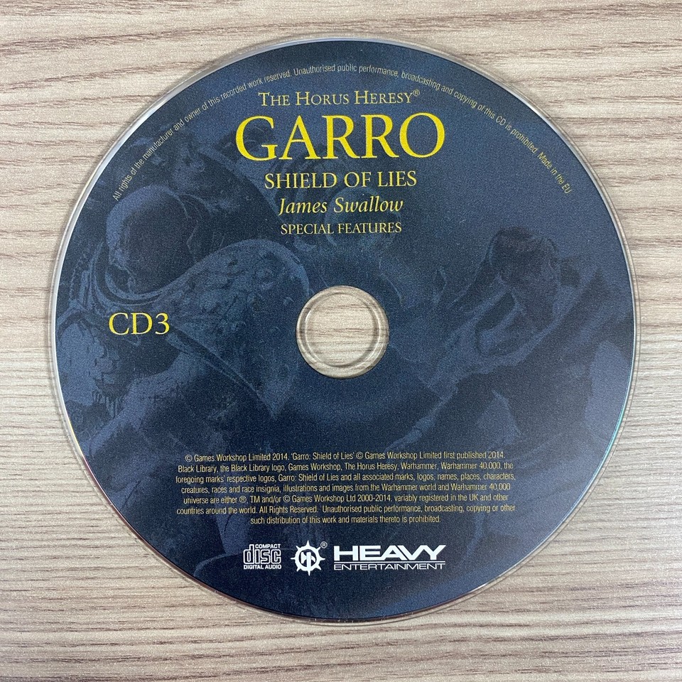 GARRO SHIELD OF LIES THE HORUS HERESY AUDIO DRAMA CD BLACK LIBRARY WARHAMMER 40K | eBay Australia